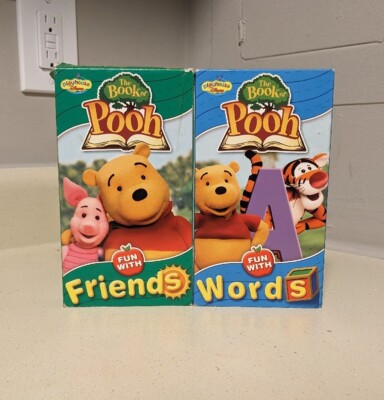 DISNEY The Book Of Pooh VHS Tapes Lot Of 2 - Fun With Words ...