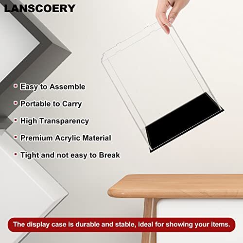 Clear Acrylic Display Case Cube Display Stand for Collectibles ...