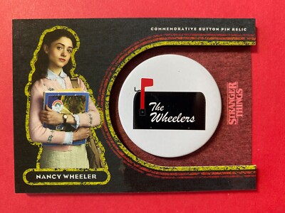 2019 Stranger Things Upside Down PIN RELIC Nancy Walker #22/50 -82 | eBay