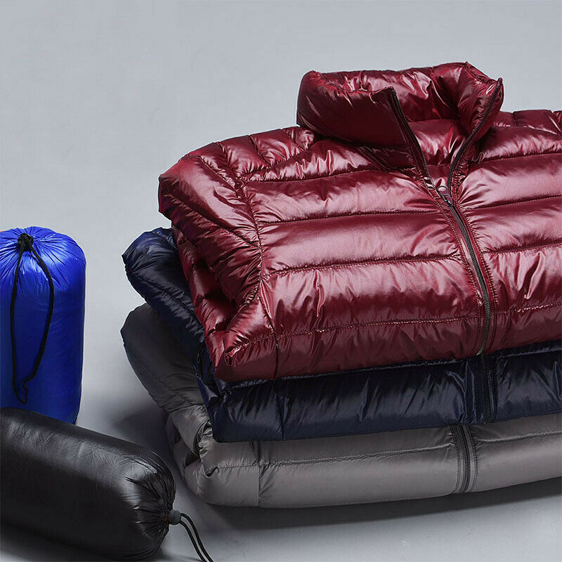Packable Warm Coat Winter 90% Down Jacket men Lightweight Water ...