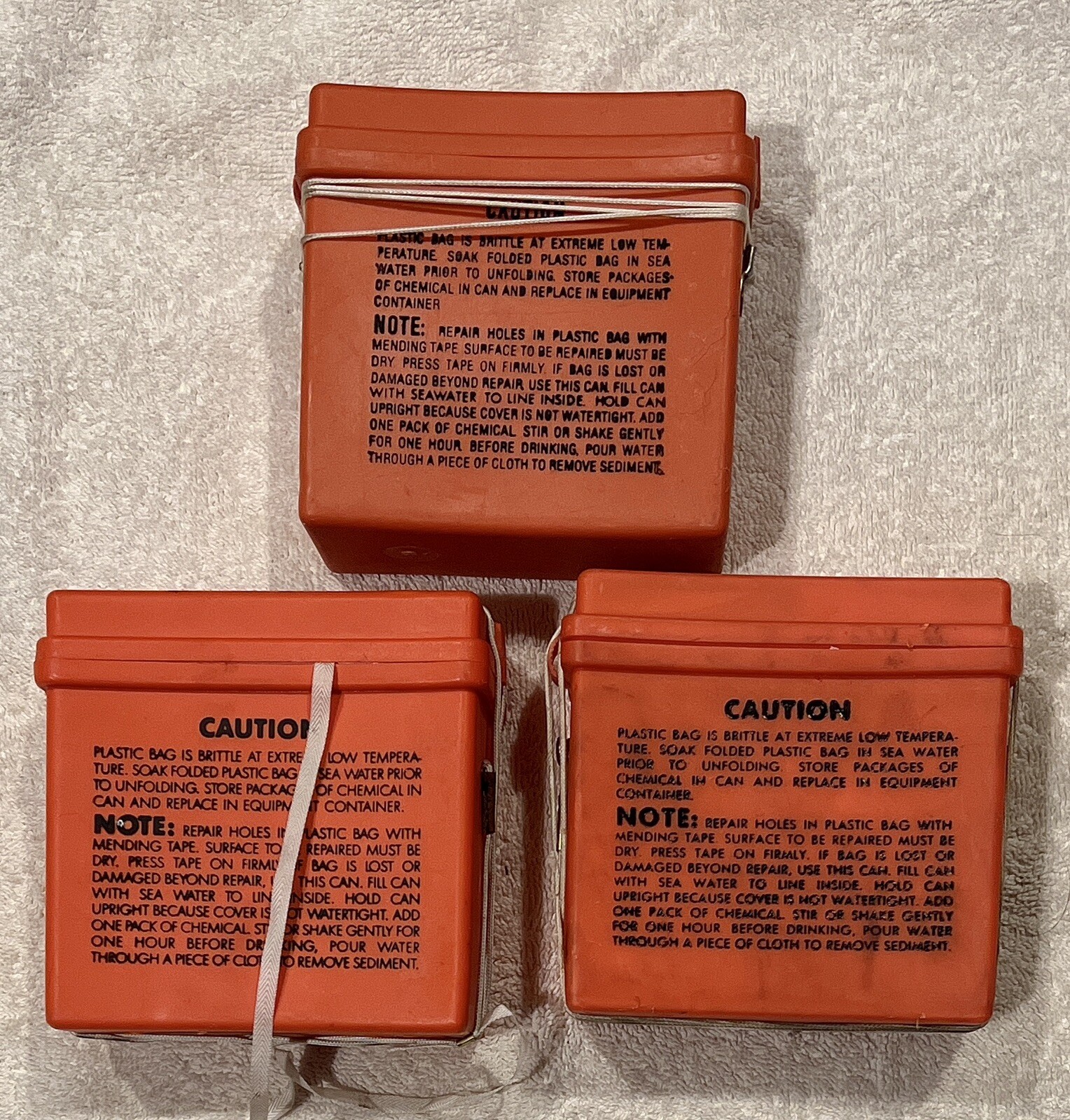 VINTAGE IONIC SEA WATER DESALTER/ SURVIVAL KIT MILITARY/ USAF 4610-00 ...