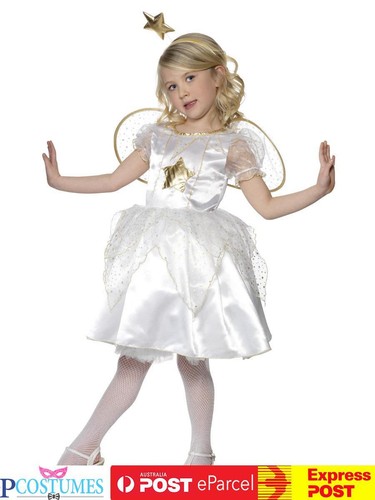 Star Fairy Angel Costume Girls Nativity Play Child Dress Up Christmas ...