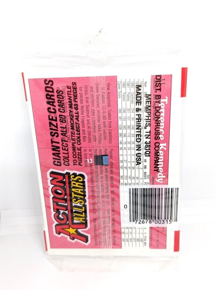 Donruss 1983 Action All Stars Nolan Ryan/Terrence Kennedy Trading Card ...