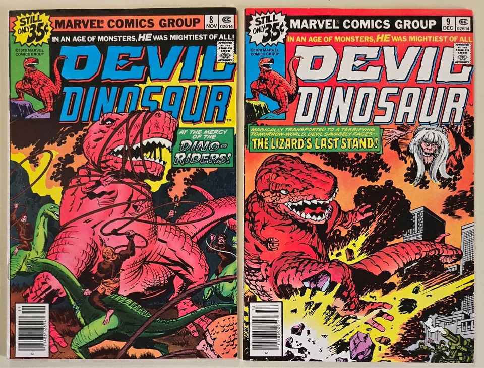 Devil Dinosaur 1-9 Complete Set Jack Kirby 1978 Marvel Comics Lot-9 | eBay