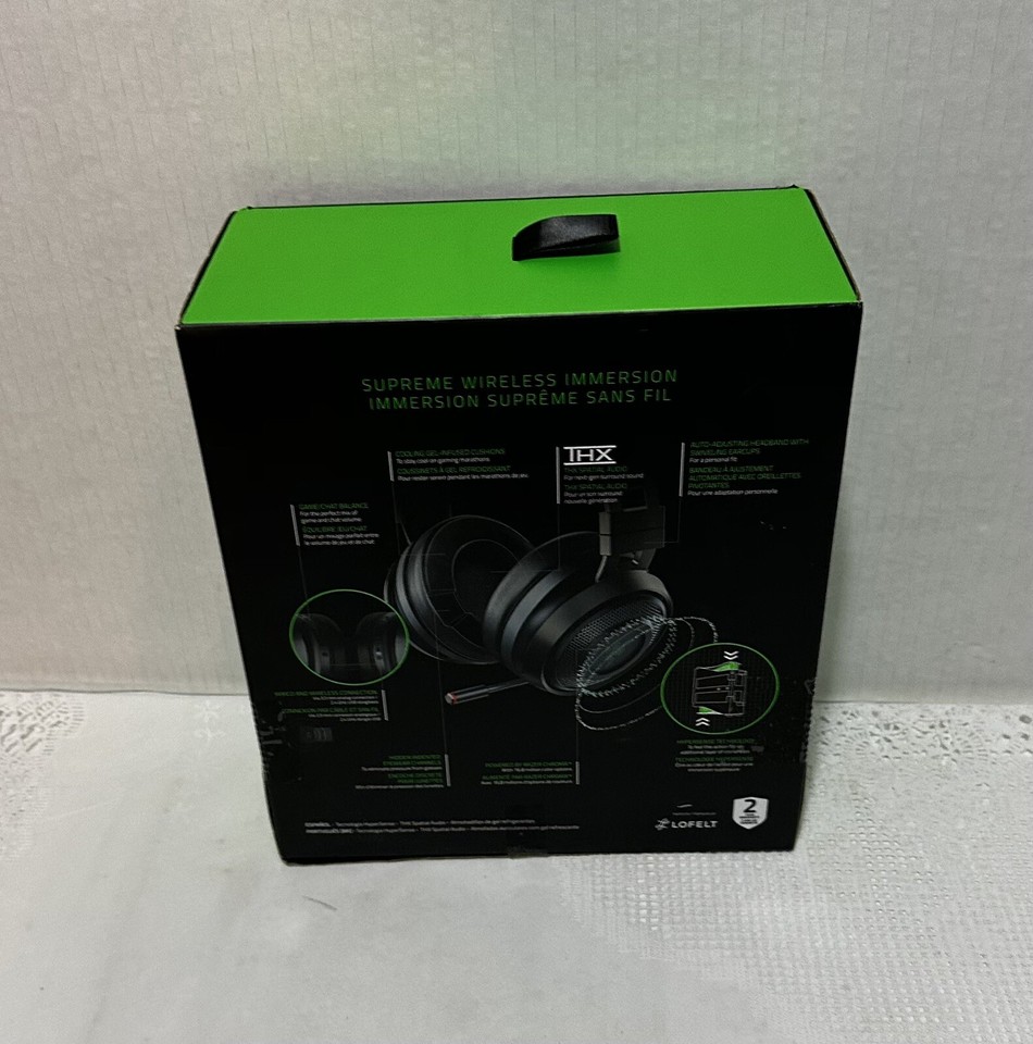 Razer Nari Ultimate Wireless Gaming Headset With Haptic Technology.No ...