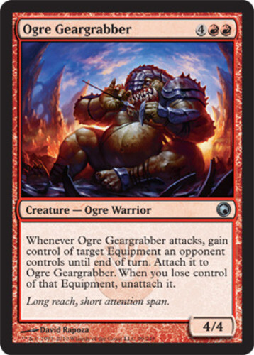 Ogre Geargrabber Light Play, English Magic the Gathering MTG Scars of ...