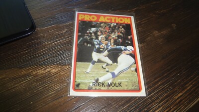 1972 TOPPS # 125 RICK VOLK FOOTBALL CARD | eBay