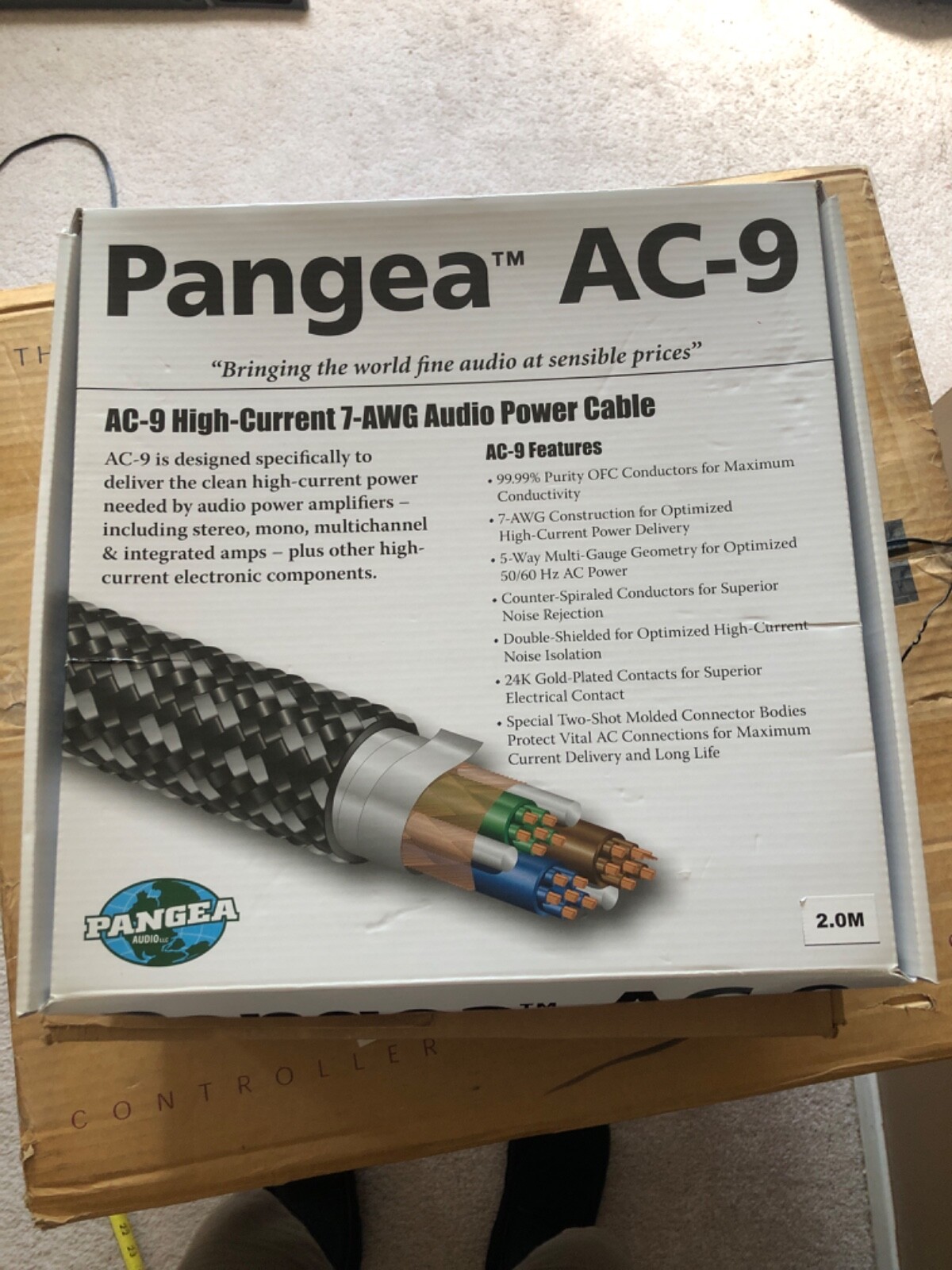 Pangea Audio AC 9 Power Cable 2 Meter | eBay