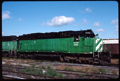 Original Railroad Slide - NYSW Susquehanna 6362 Binghamton NY 9-13-1986 ...