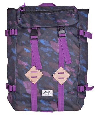 Ecko Unlimited Purple Black Blue Camo Over Bag Backpack | eBay