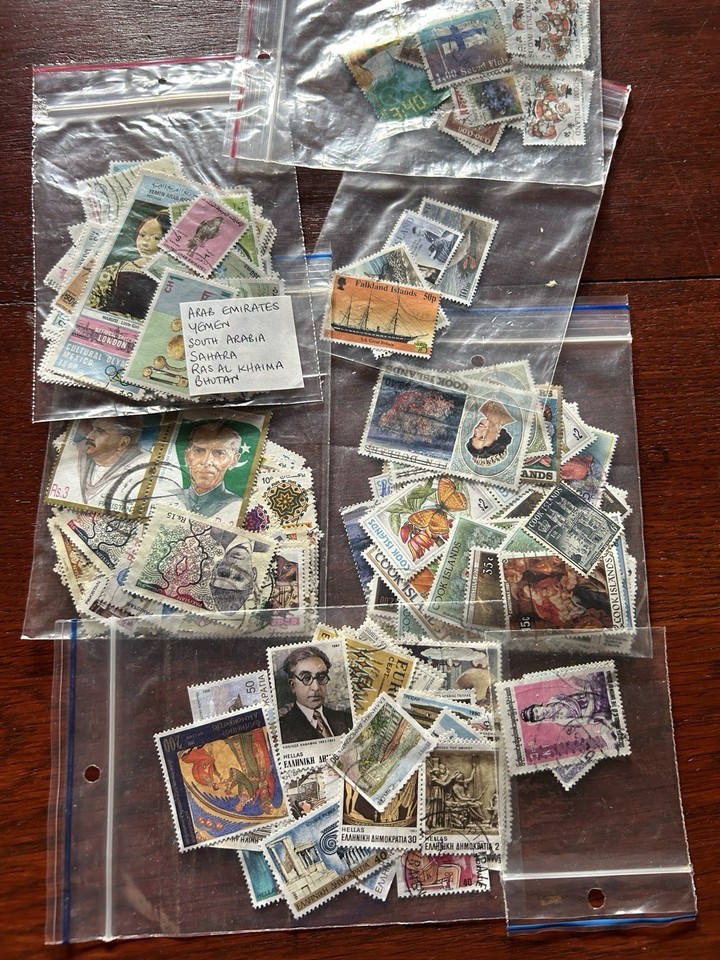 World - Stamps - Packets - Off Paper - Unchecked - 1 Kg - Kiloware ...