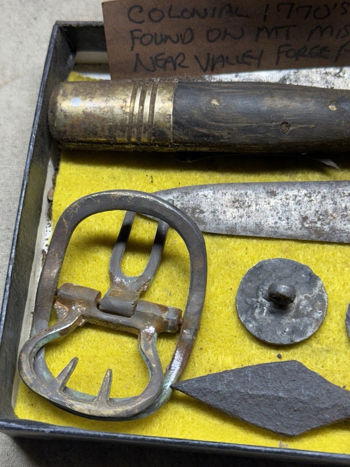 REVOLUTIONARY WAR COLONIAL RECOVERED DUG RELICS FROM MT. MISERY, PA ...