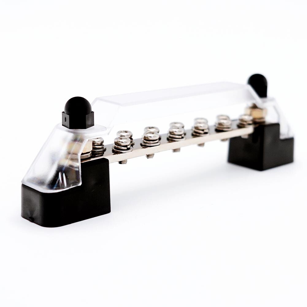 12Point M4 Busbar Bus Bar Power Distribution Block 200A 300V 48V DC ...