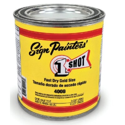 1 Shot 4008 8oz Size Gold Leaf Size Lettering, Pinstriping One Shot ...