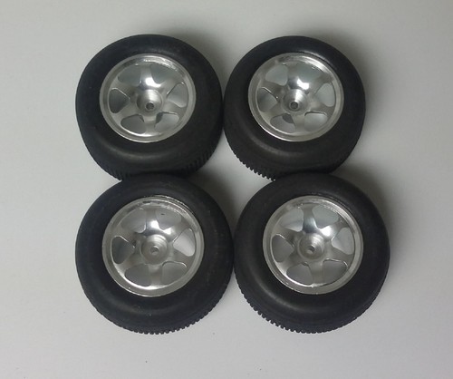 Aluminum 6 Spoke Wheels With Tires For Team Associated RC18T/B/MT x4 | eBay