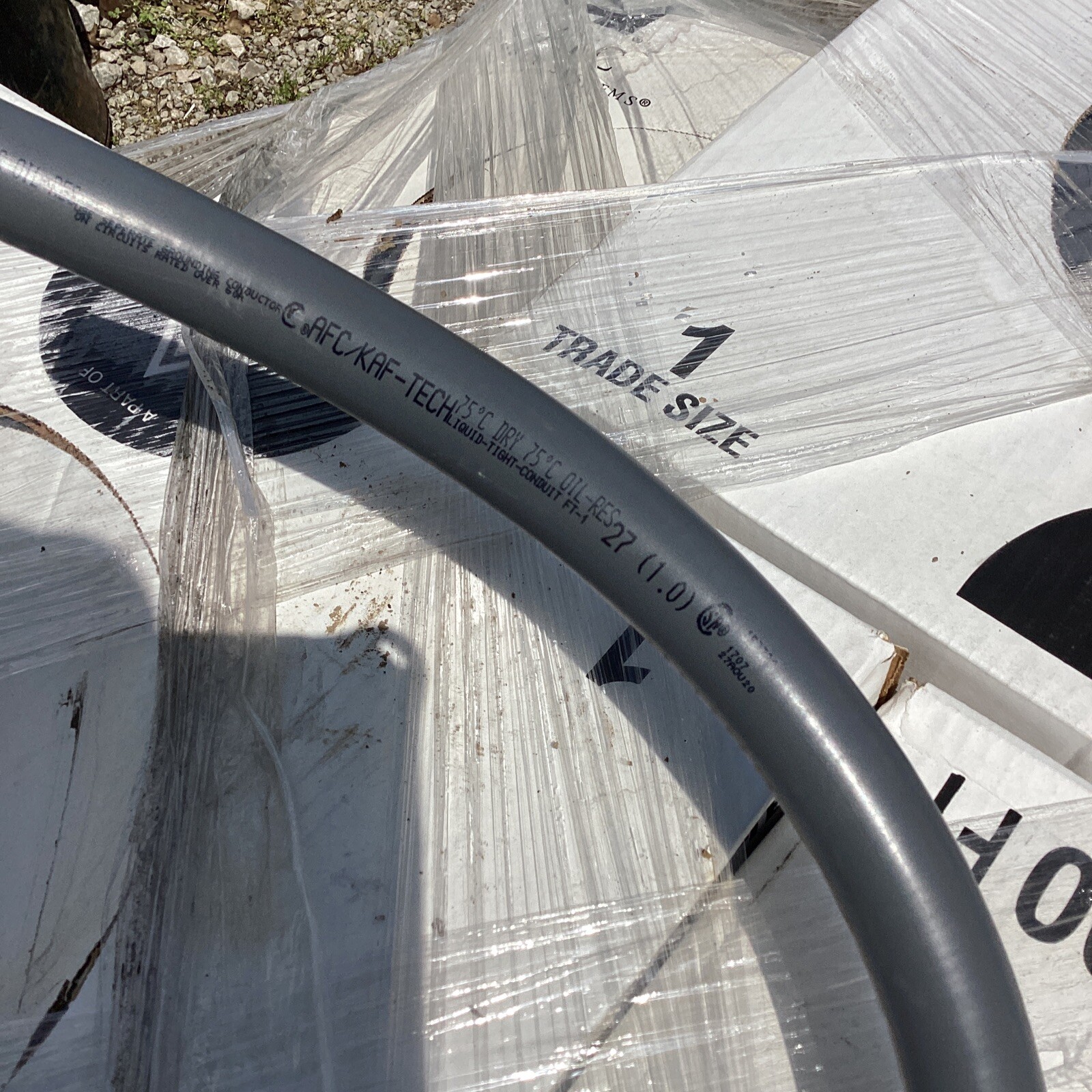 1 box of LIQUID TUFF CONDUIT - 1” 100FT. 6204-30-00 GRAY,type LFMC | eBay