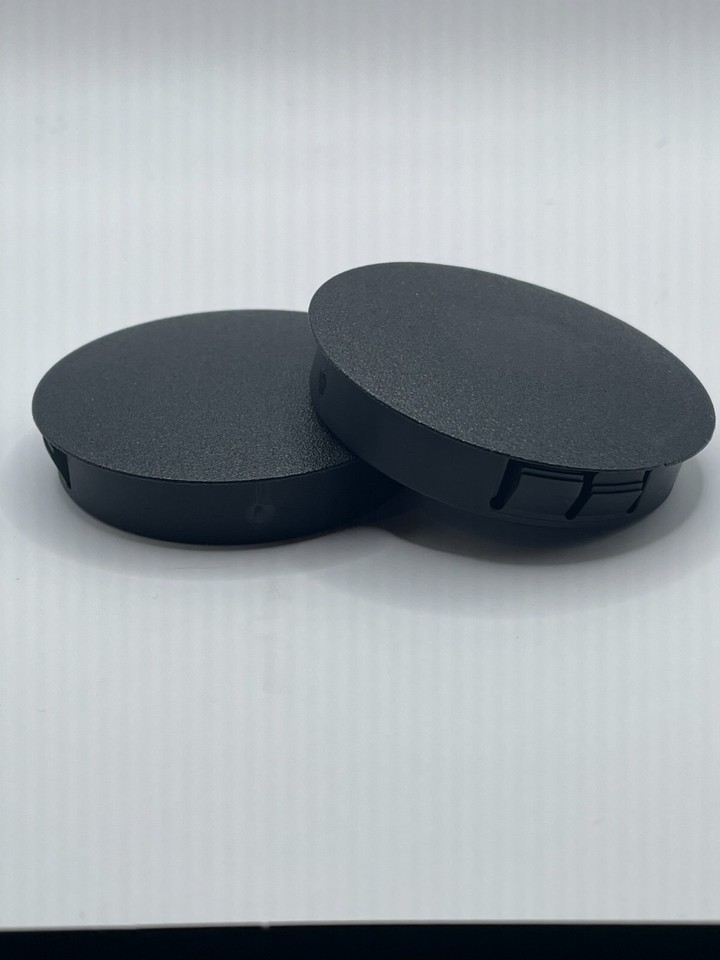 2" Hole Nylon Locking Panel Plugs Black/White Dome Cover 2 1/8" Top ...