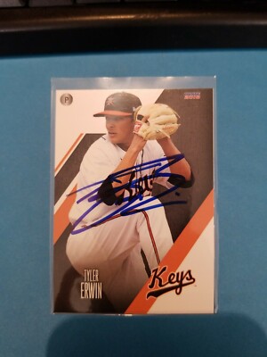 Tyler Erwin Frederick Keys Baltimore Orioles Autographed Card In person ...