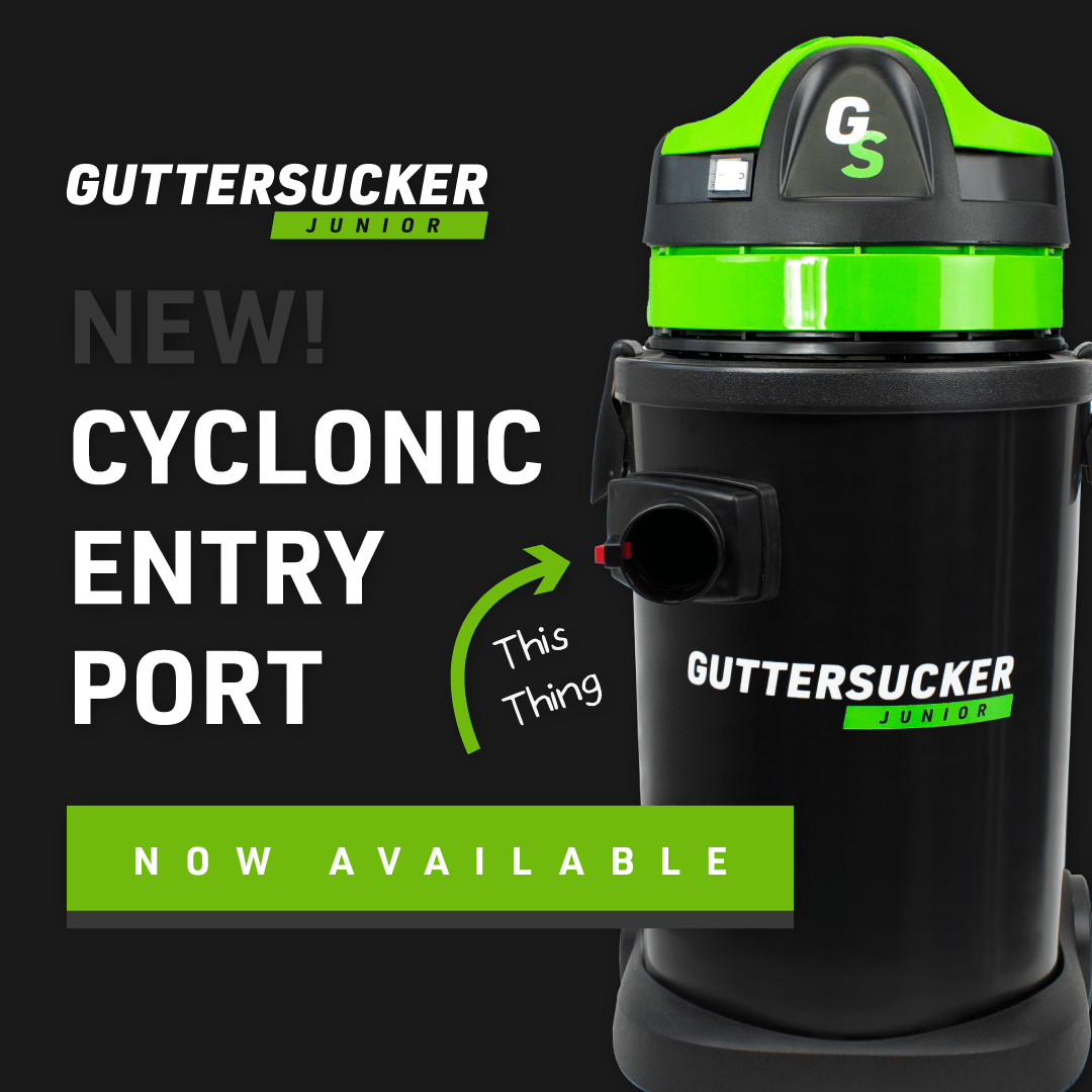 Guttersucker Junior Gutter Vacuum System - 6 Pole Package ( reach 30ft ...