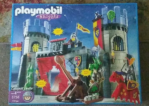 Playmobile Knights Catapult Castle Play Set 5738 | eBay