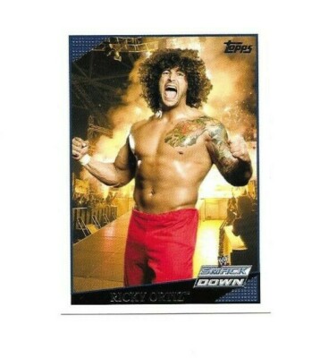 TOPPS WWE BORN IN PHOENIX ARIZONA XFL RICKY ORTIZ ROOKIE WRESTLING CARD ...