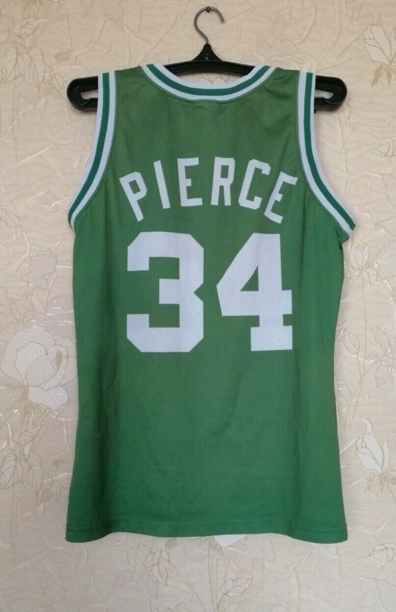 Boston Celtics basketball NBA shirt jersey Champion #34 Pierce size M ...