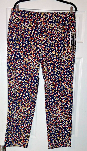 Zac & Rachel Multicolor Geometric The Ultimate Fit Cropped Pants Size ...