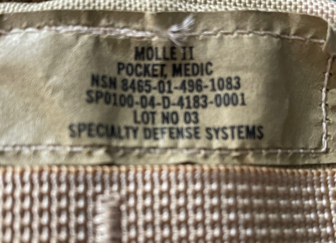MOLLE II Medical Pouch/ General Purpose Pouch Desert Camo(DCU) | eBay