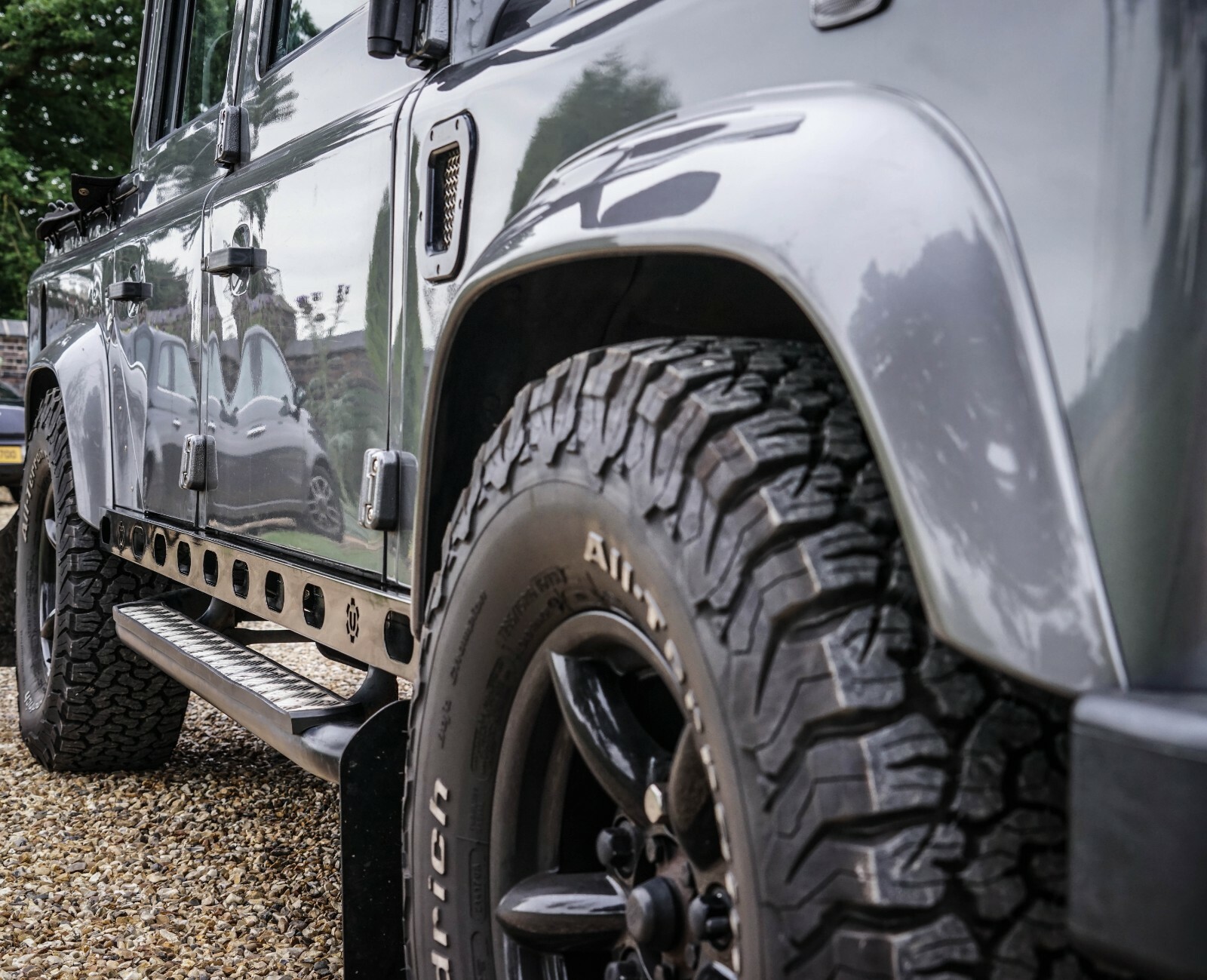 Land Rover Defender 110 Stainless Steel Hurricane Rocksliders/Sills ...