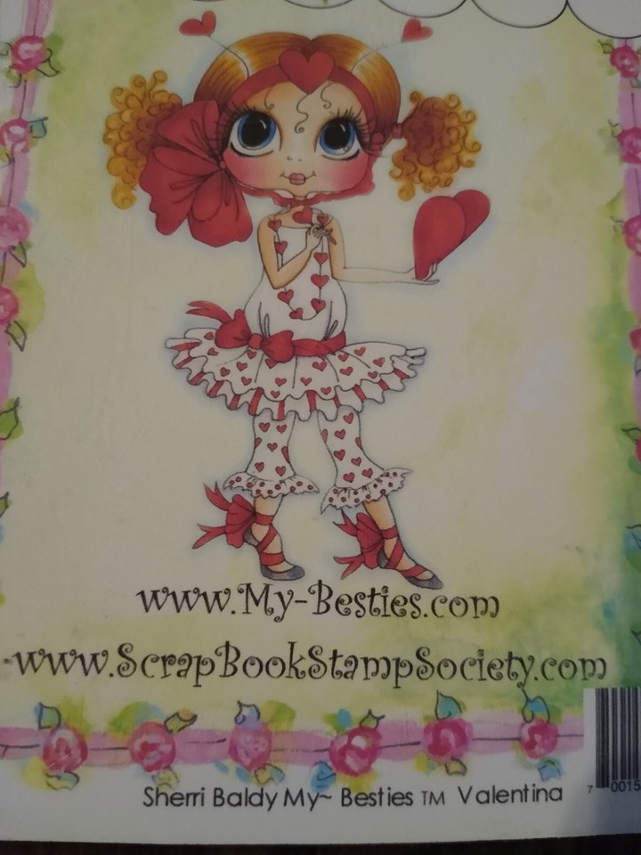Sherri Baldy My Besties Clear Rubber Stamps stamp valentina valentine's ...