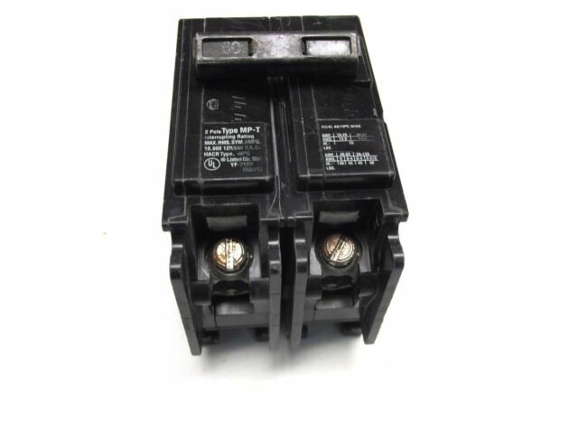 Murray Double Pole MP-T Circuit Breaker, Black - MP260 for sale online ...