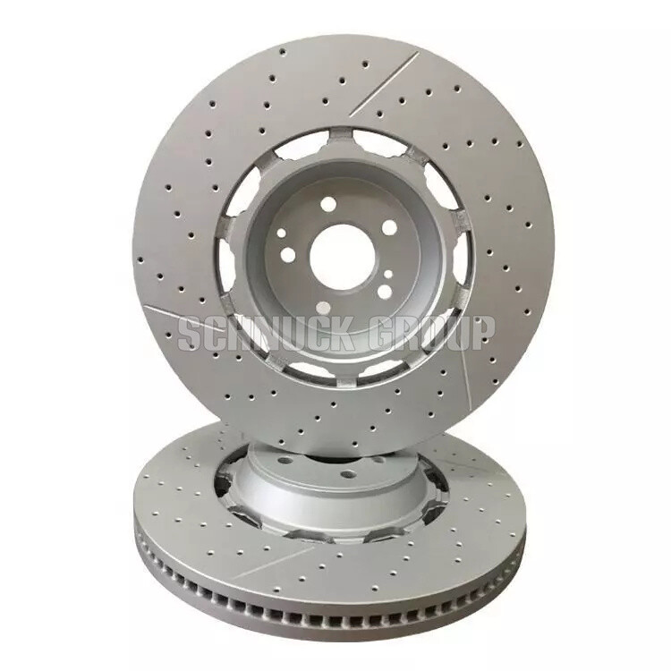 4Pcs Front & Rear Brake Rotors Fit Mercedes Benz W222 S63 AMG S65 AMG ...