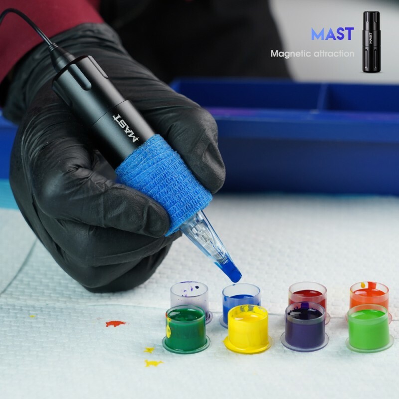 Mast Nano Tattoo Machine Kit Motor Rotary Makeup Pen Needles Power ...