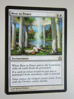 REST IN PEACE ENCHANTMENT CARD MTG MAGIC THE GATHERING 2012 NP NM- | eBay