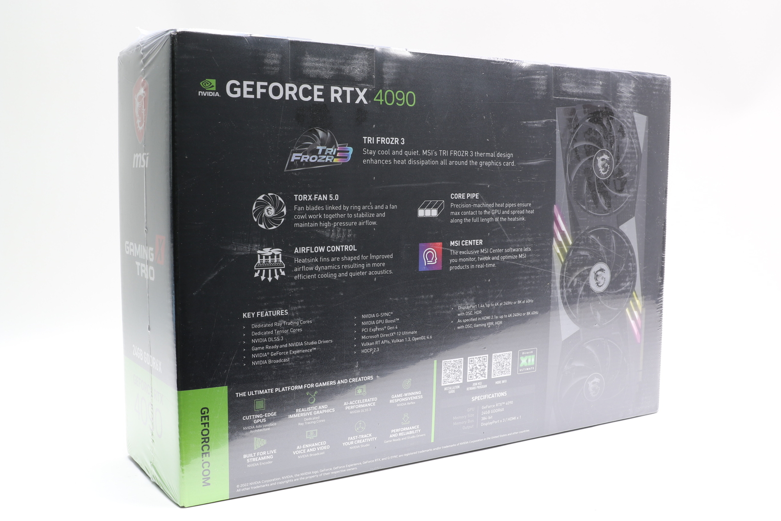 MSI GeForce RTX 4090 GAMING X TRIO 24GB GDDR6X Graphics Card for sale ...