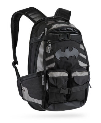 Black Knight Bat Batman Backpack Outdoor Travel Shoulder Bag Large ...