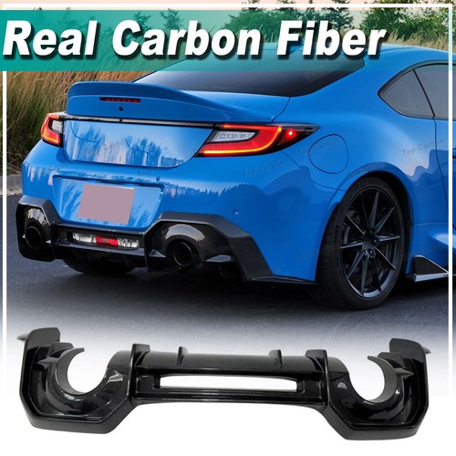REAL Carbon Fiber Rear Lip Diffuser Fit for Toyota GR86 ZN8 Subaru BRZ ...