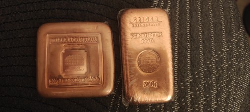 (2) 500 gram Geiger Copper bars sealed w/security bar code | eBay