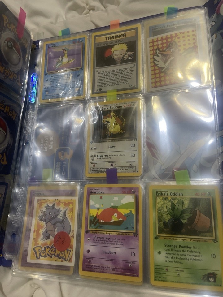 Pokémon Neo Binder w/ Vintage Psychic Cards – Sabrina’s Gengar, Mr ...