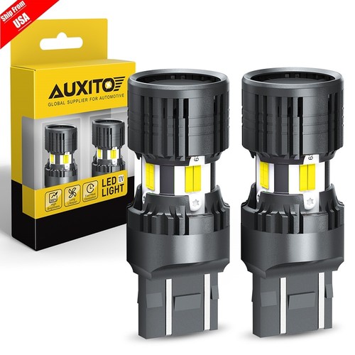 7443 7444 LED Backup Reverse Light Bulb 2800LM Bright 6000K White 4KP8 ...