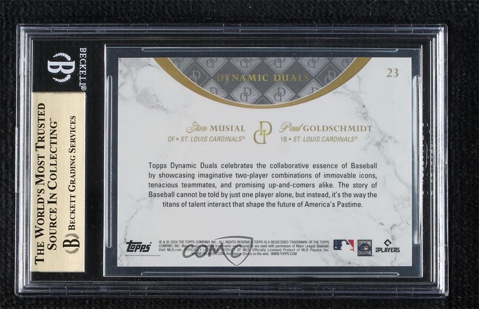 2024 Dynamic Duals Online Exclusive Stan Musial Paul Goldschmidt #23 ...