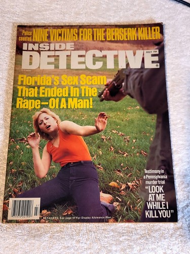 Inside Detective Magazine June 1979 Sexy Girl in Danger/Berserk Killer ...