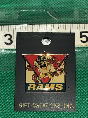 St Louis Rams Tasmanian Devil Pin TAZ NFL Football Looney Tunes Vintage ...