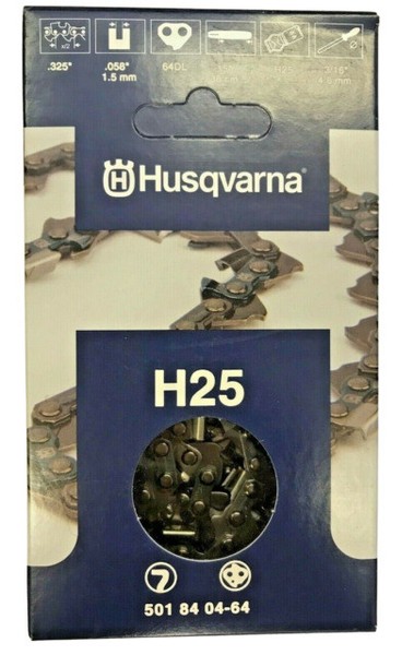 Husqvarna H25 64DL 15" Semi Chisel Chain 0.325" 1.5mm for sale online ...