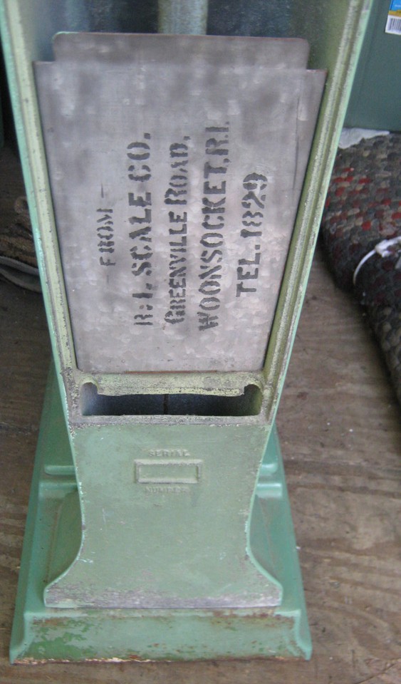 ANTIQUE USA HOME ART DECO CAST IRON PENNY COIN FLOOR SCALE BATH ROOM ...