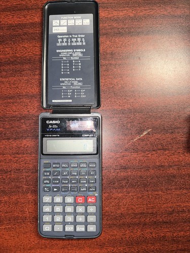 CASIO Scientific Calculator fx-115s vpam 2-Way Power Complex w/Cover ...