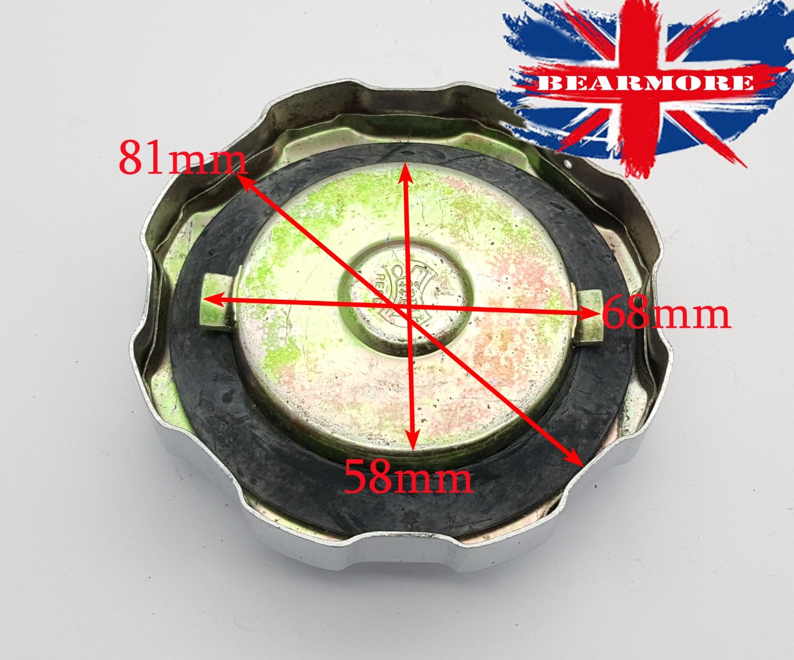 CHROME PLATED PETROL FUEL DIESEL TANK FILLER CAP LID JAWA YEZDI ...