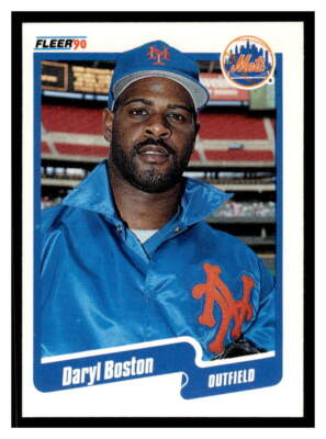 1990 Fleer Update #U-33 Daryl Boston - New York Mets | eBay