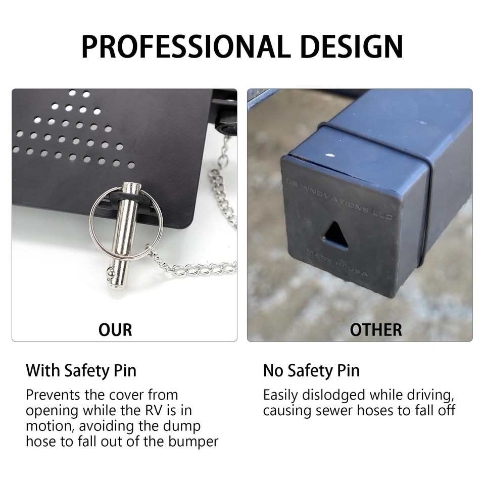 RV Bumper Cap Cover,RV Bumper Plug End Cap,Square Bumper Caps for RV ...