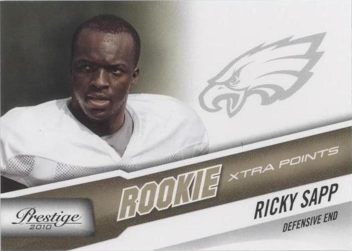 2010 Playoff Prestige - Rookie Ricky Sapp #281 Xtra Points Gold /250 ...
